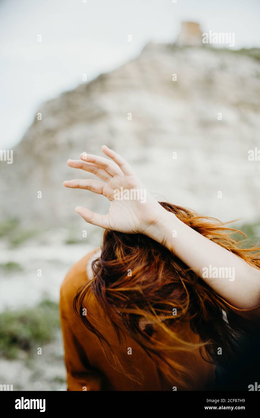 Hand above head hi-res stock photography and images - Alamy