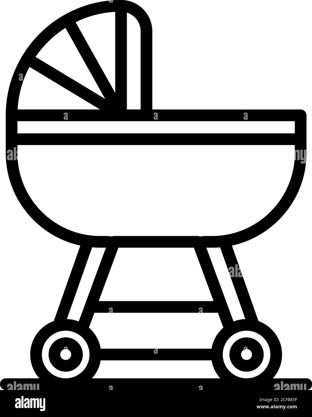 Baby pram icon, outline style Stock Vector Image & Art - Alamy