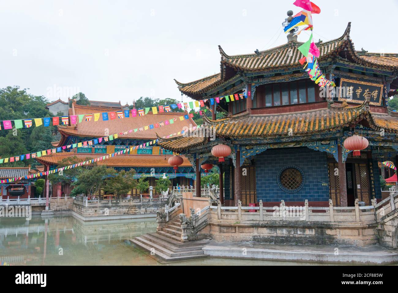 YUNNAN, CHINA - Yuantong Temple. a famous historic site in Kunming ...