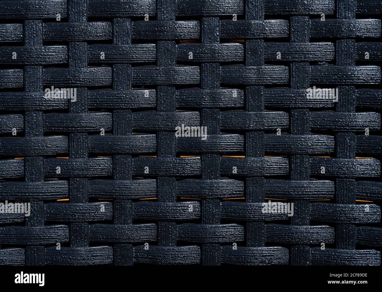 Closeup shot of a rattan black texture Stock Photo - Alamy