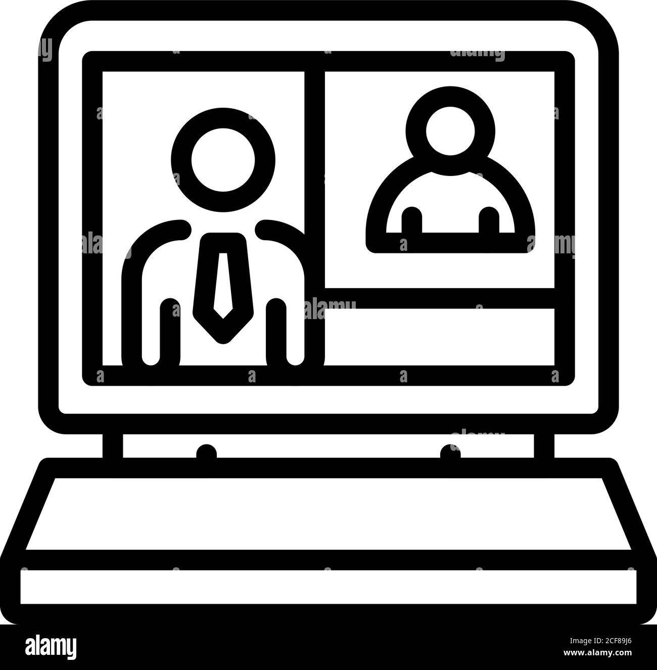 Man watching computer laptop Black and White Stock Photos & Images - Alamy