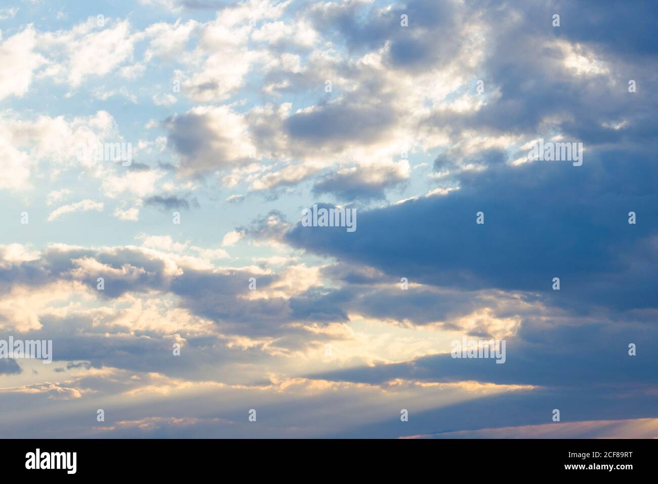 Blue and yellow sunset hi-res stock photography and images - Alamy