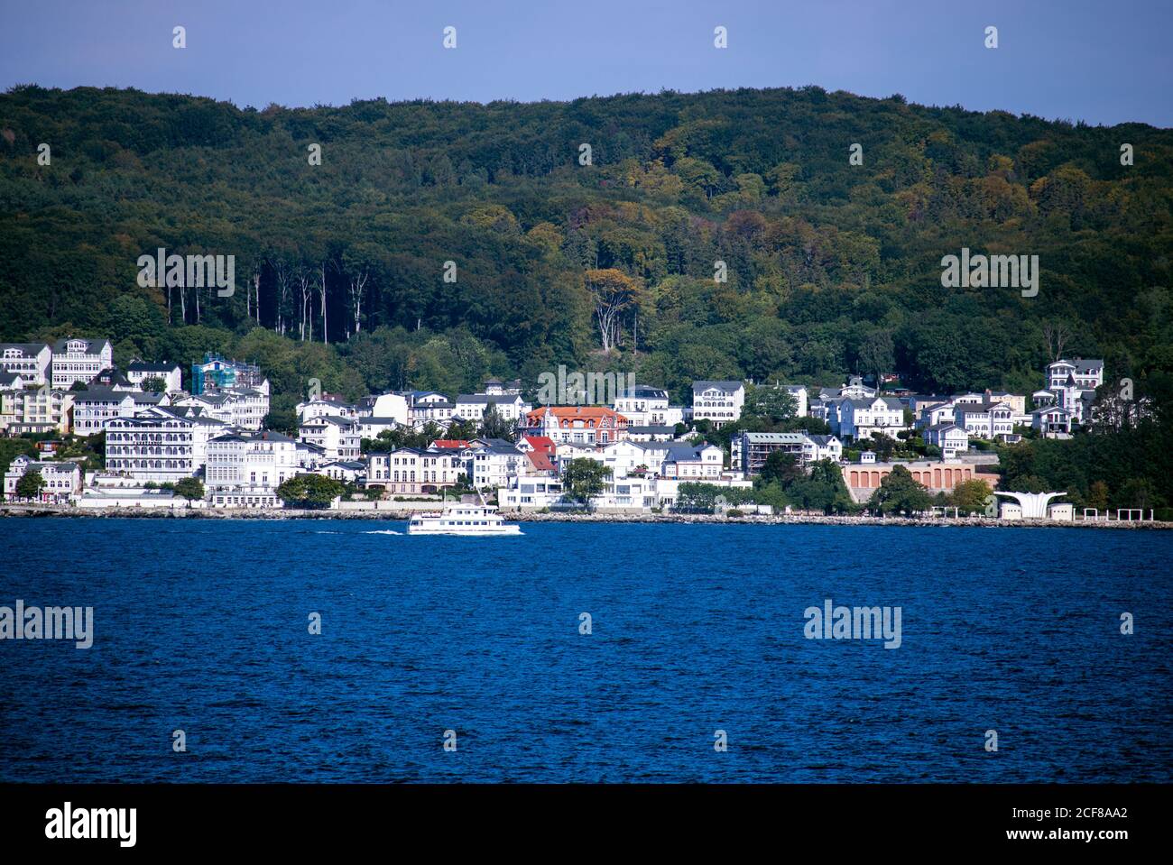 Sassnitz, Germany. 29th Aug, 2020. The town of Sassnitz on the Baltic ...