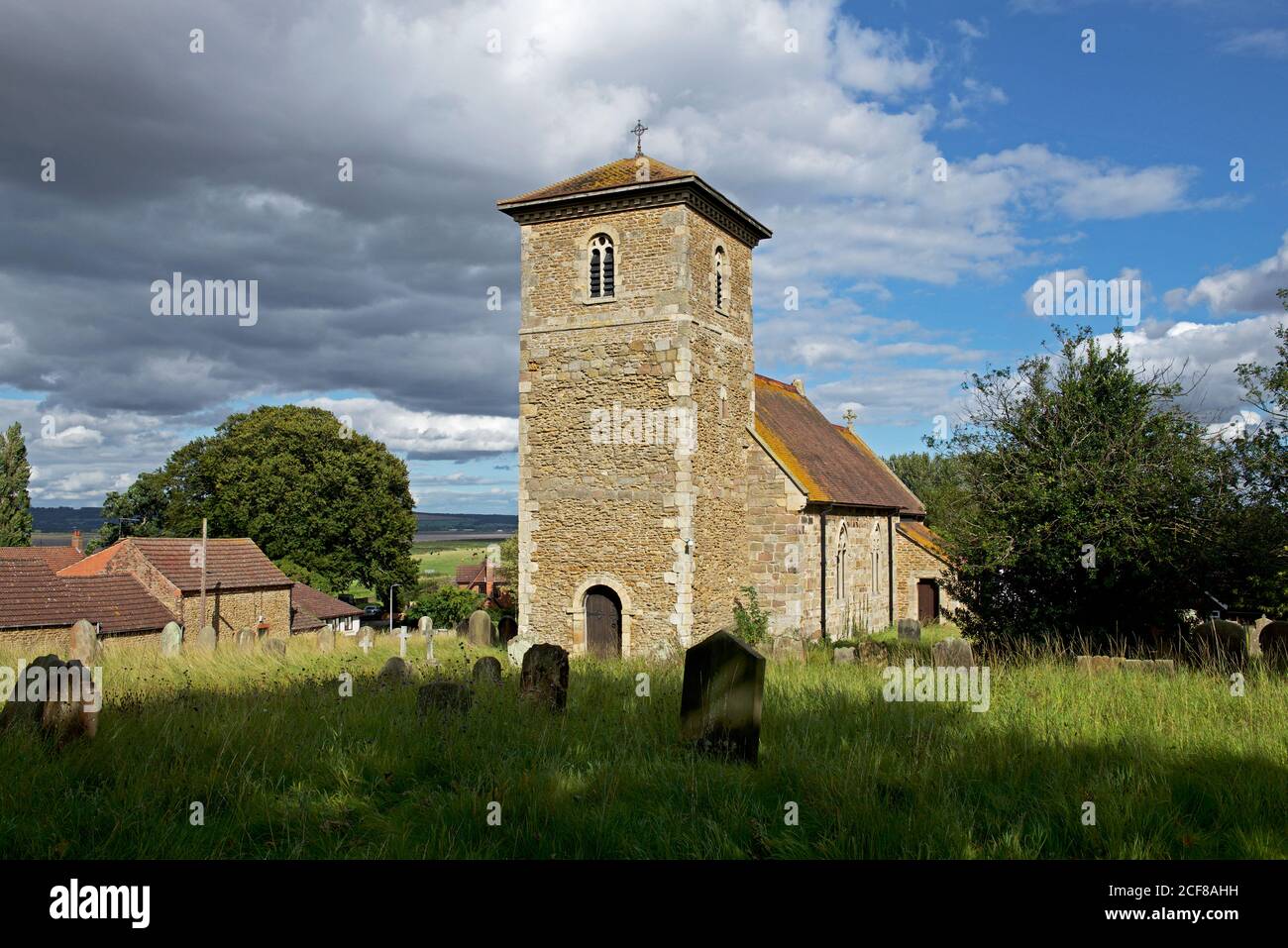 The parish church of St John the Baptist, in the village of Witton ...