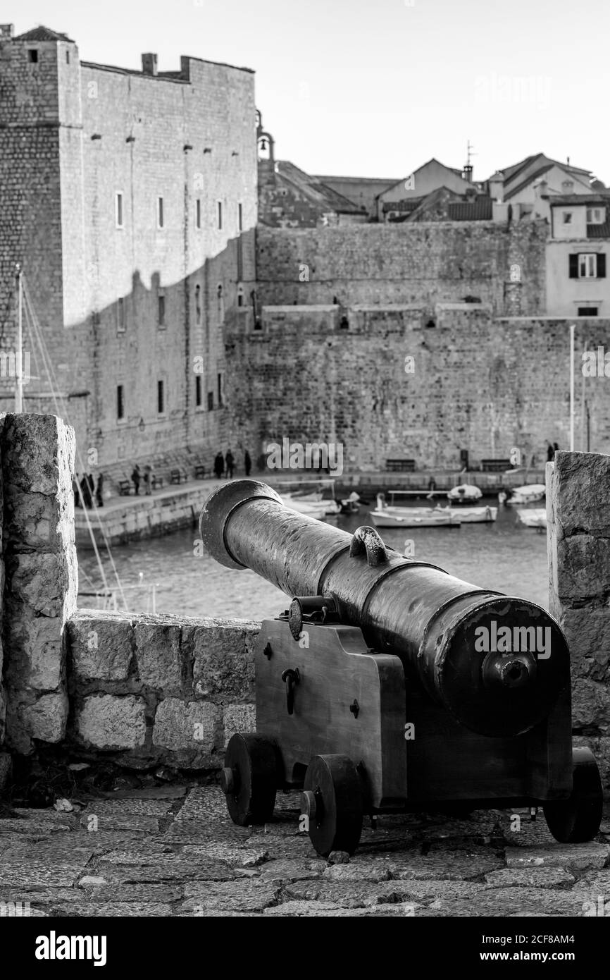View old city dubrovnik Black and White Stock Photos & Images - Alamy