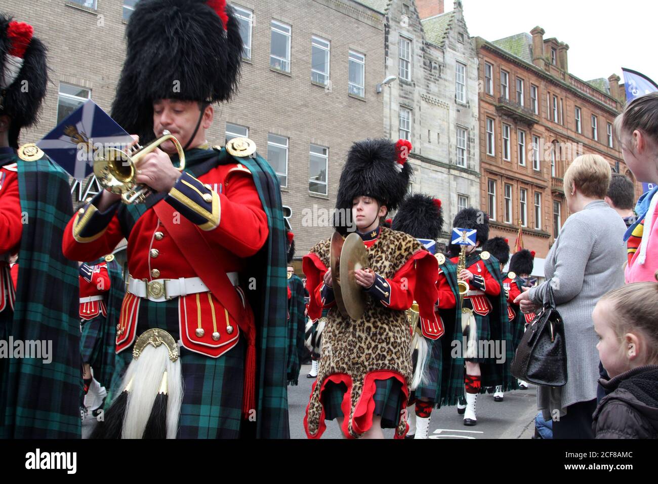 Ayr, Ayrshire, Scotland, 03 MAy 2014. The Queen's Own Yeomanry were ...