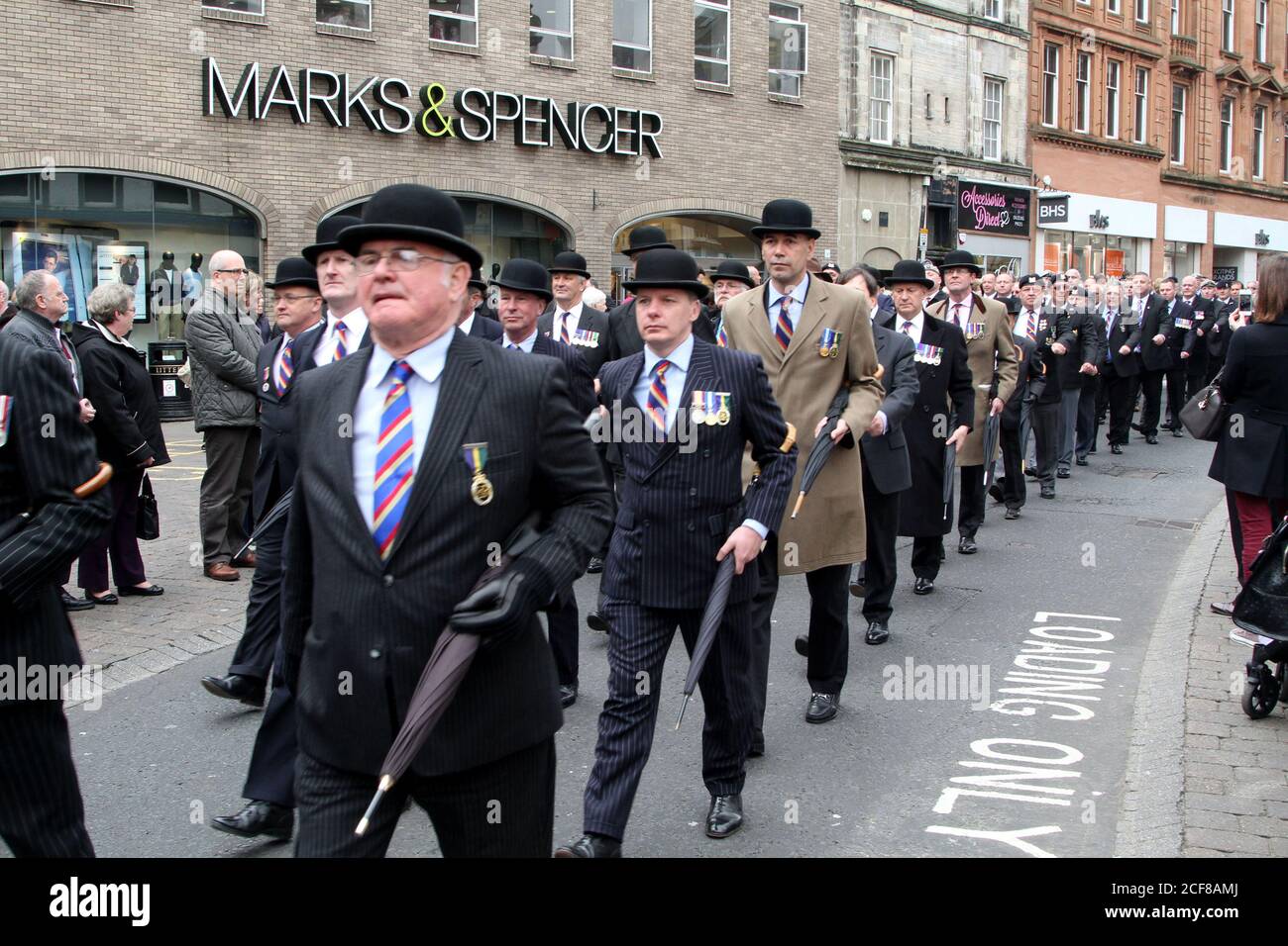 Ayr, Ayrshire, Scotland, 03 MAy 2014. The Queen's Own Yeomanry were ...