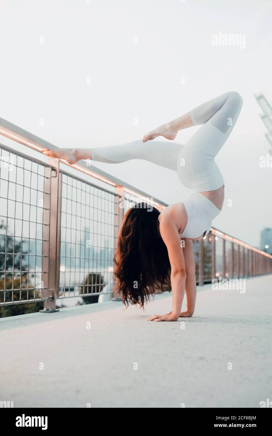 Handstand Scorpion Yoga