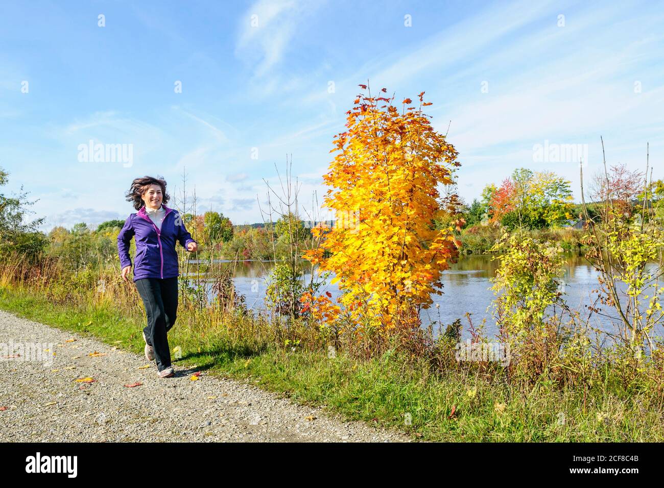 Power walking park hi-res stock photography and images - Alamy