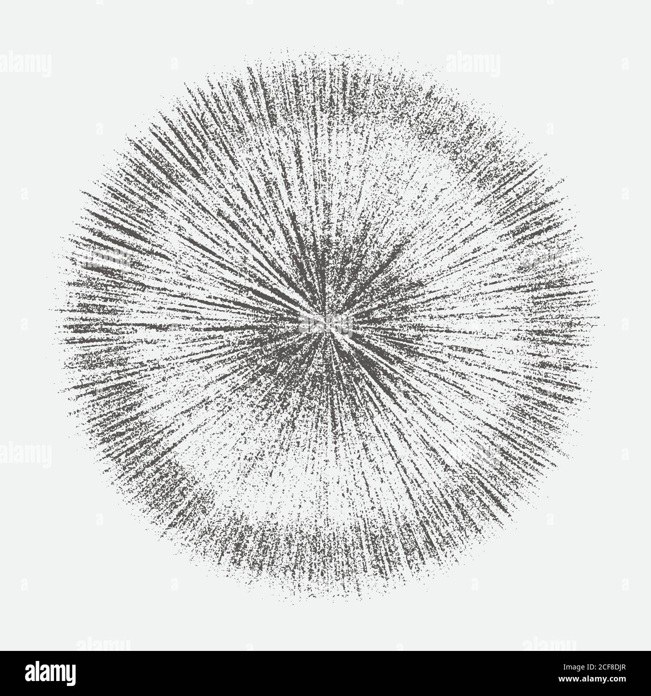 Damage round grunge shape silhouette. Circle halftone distressed grunge ...