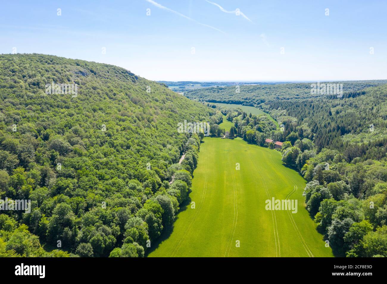 France, Cote d’Or, Val Suzon Regional Natural Reserve, Messigny et ...