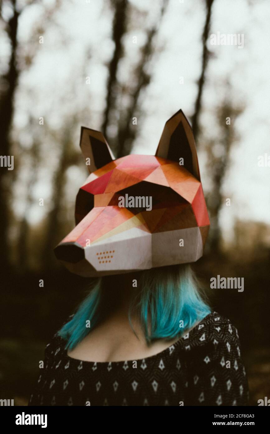 Woman in fox mask hi-res stock photography and images - Alamy
