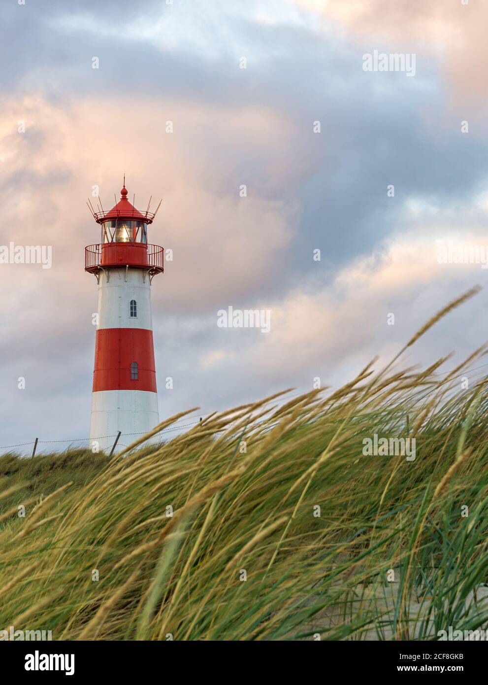 Beautiful Lighthouse on the island Sylt Stock Photo - Alamy