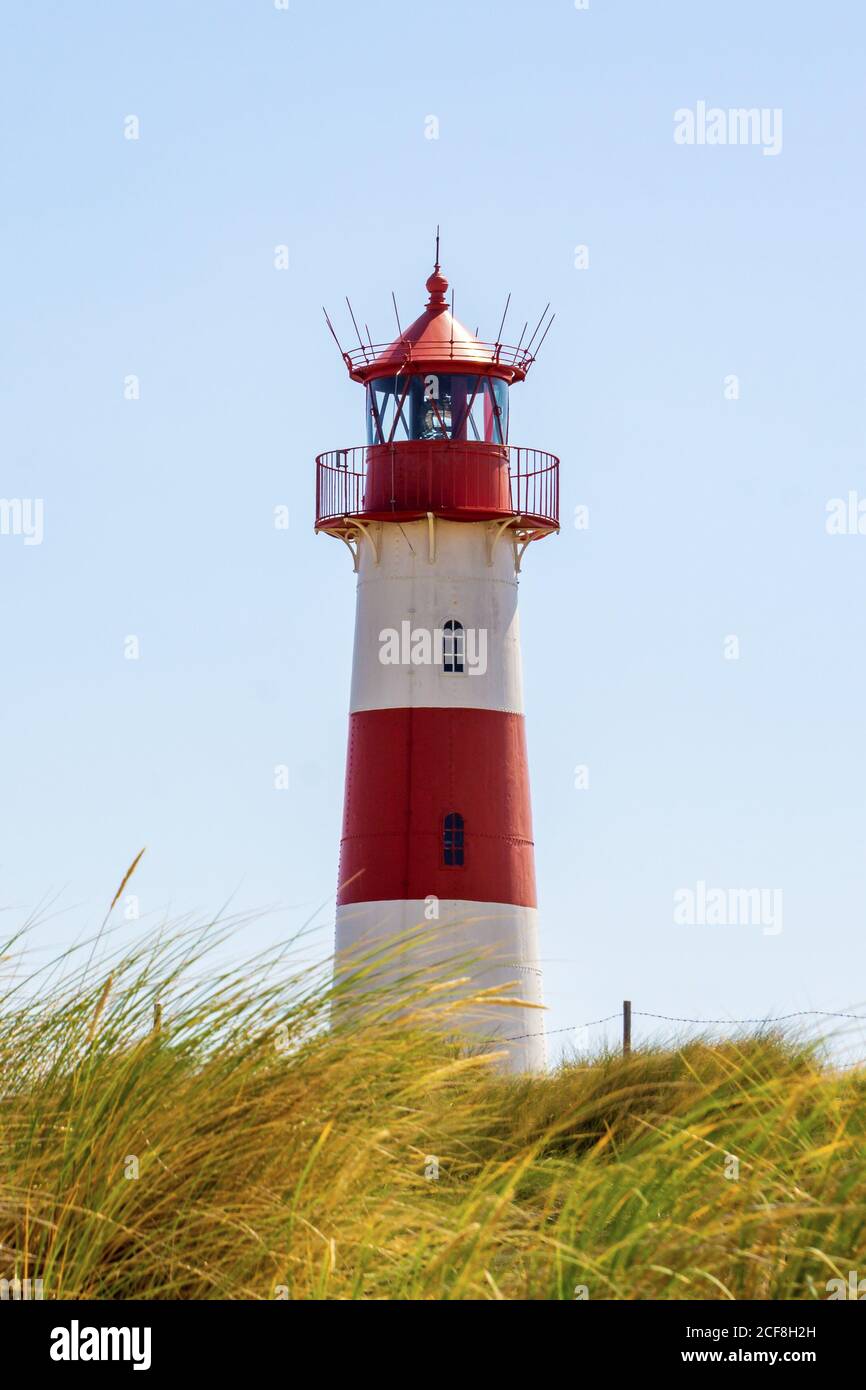 Beautiful Lighthouse on the island Sylt Stock Photo - Alamy