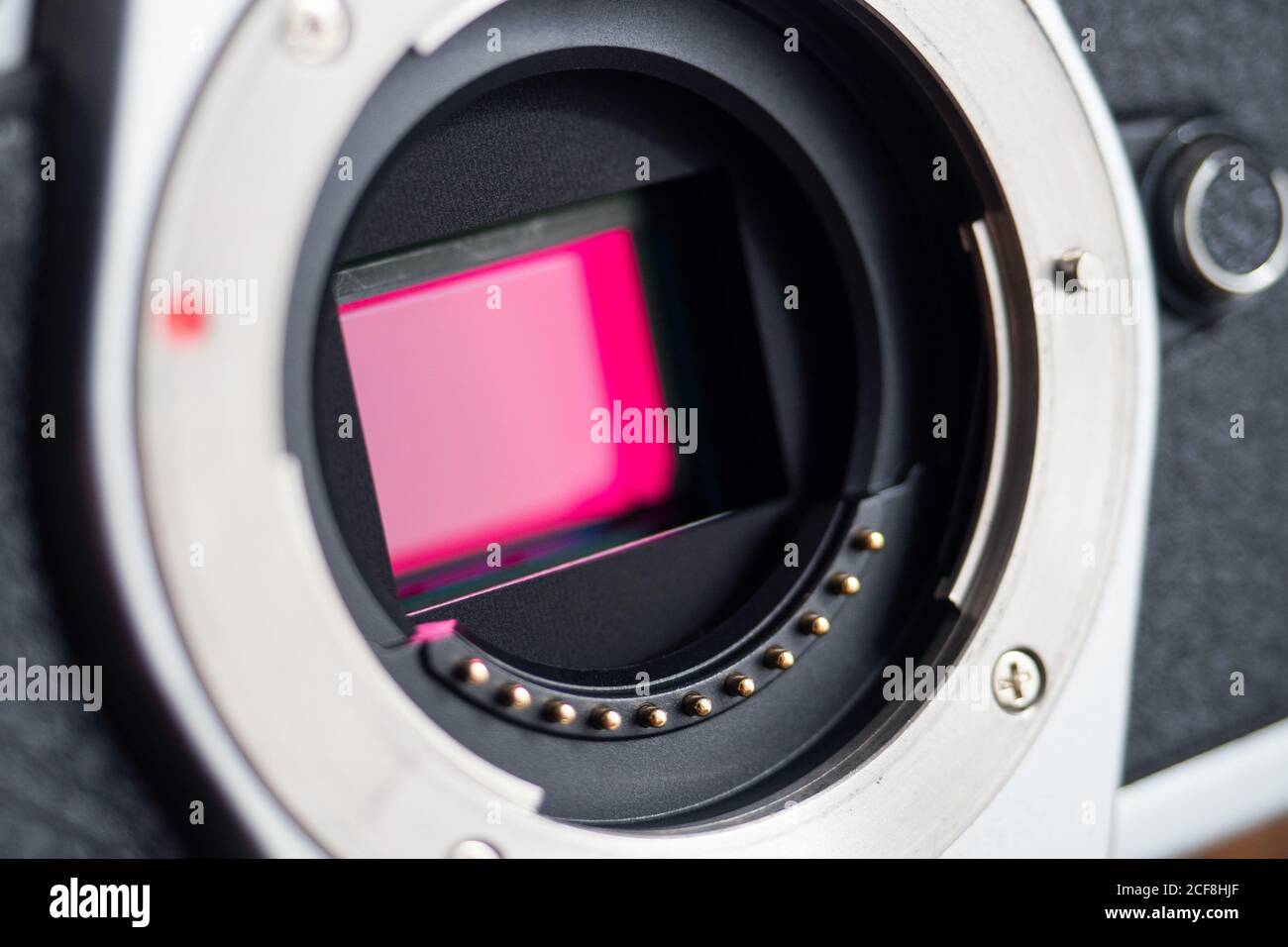 Photo sensor of a mirrorless camera Stock Photo - Alamy
