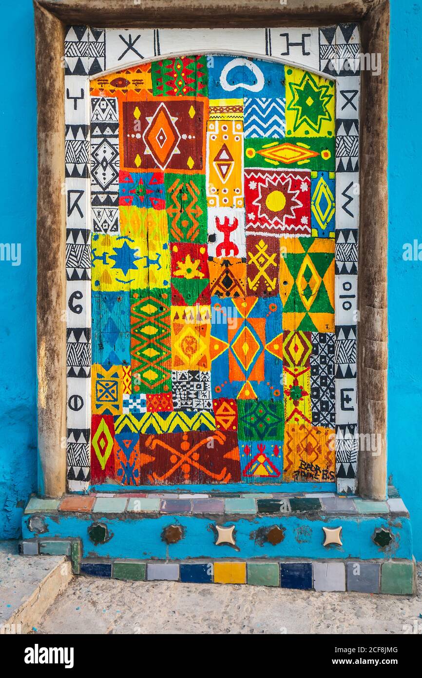 Chefchaouen district details of the city hi-res stock photography and ...