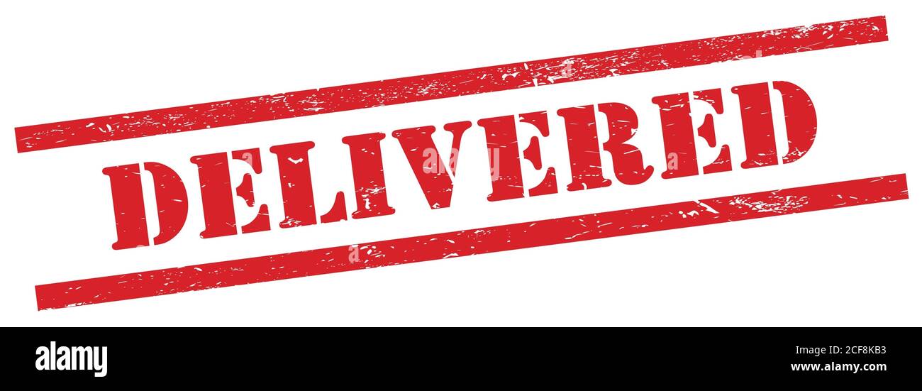 Delivered stamp sign seal hi-res stock photography and images - Alamy