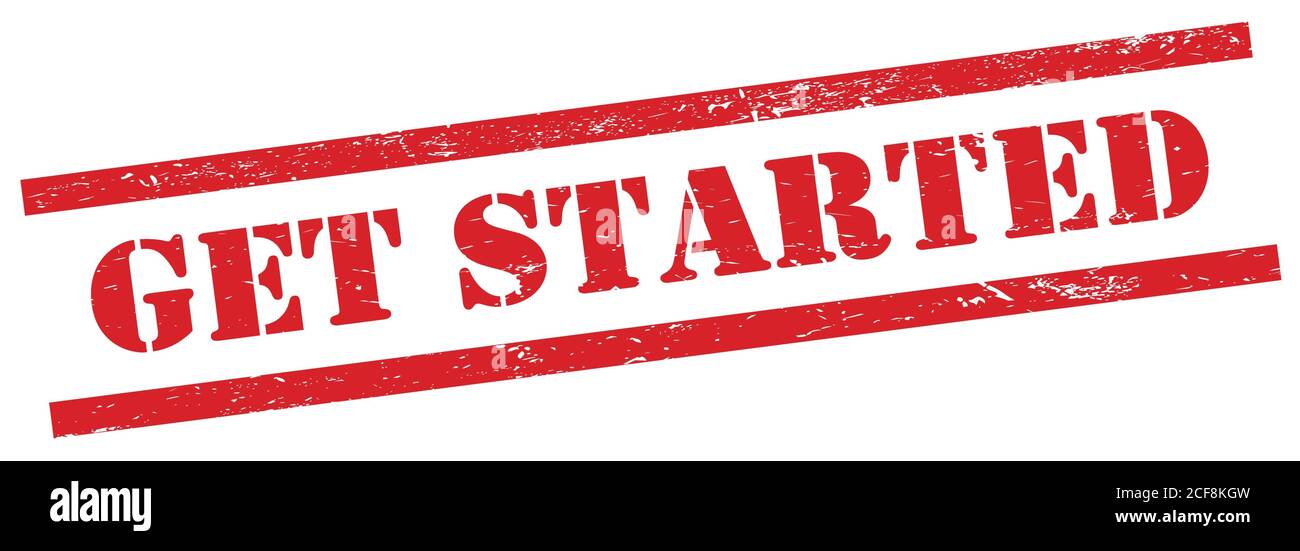 Get started stamp hi-res stock photography and images - Alamy