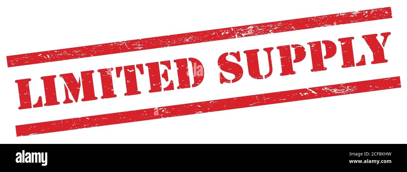 Limited supply stamp hi-res stock photography and images - Alamy