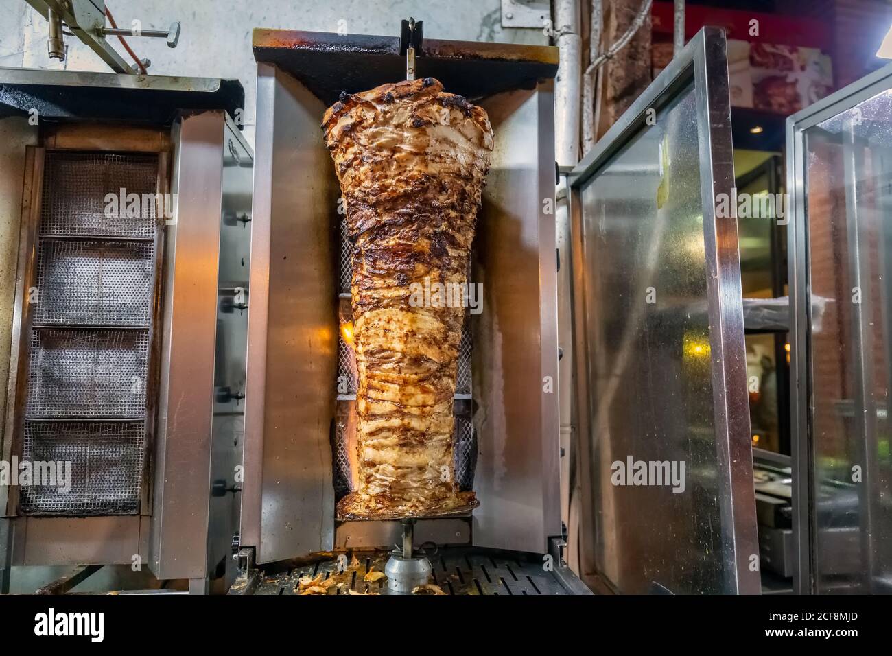 Meat for sale at the market square, Marrakesh, Morocco, north Africa ...