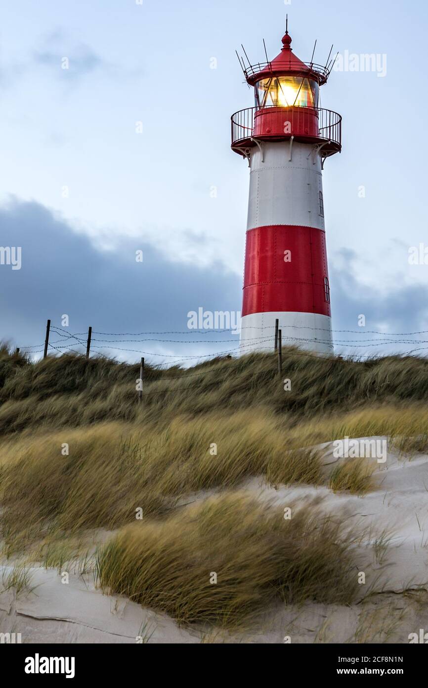 Beautiful Lighthouse on the island Sylt Stock Photo - Alamy