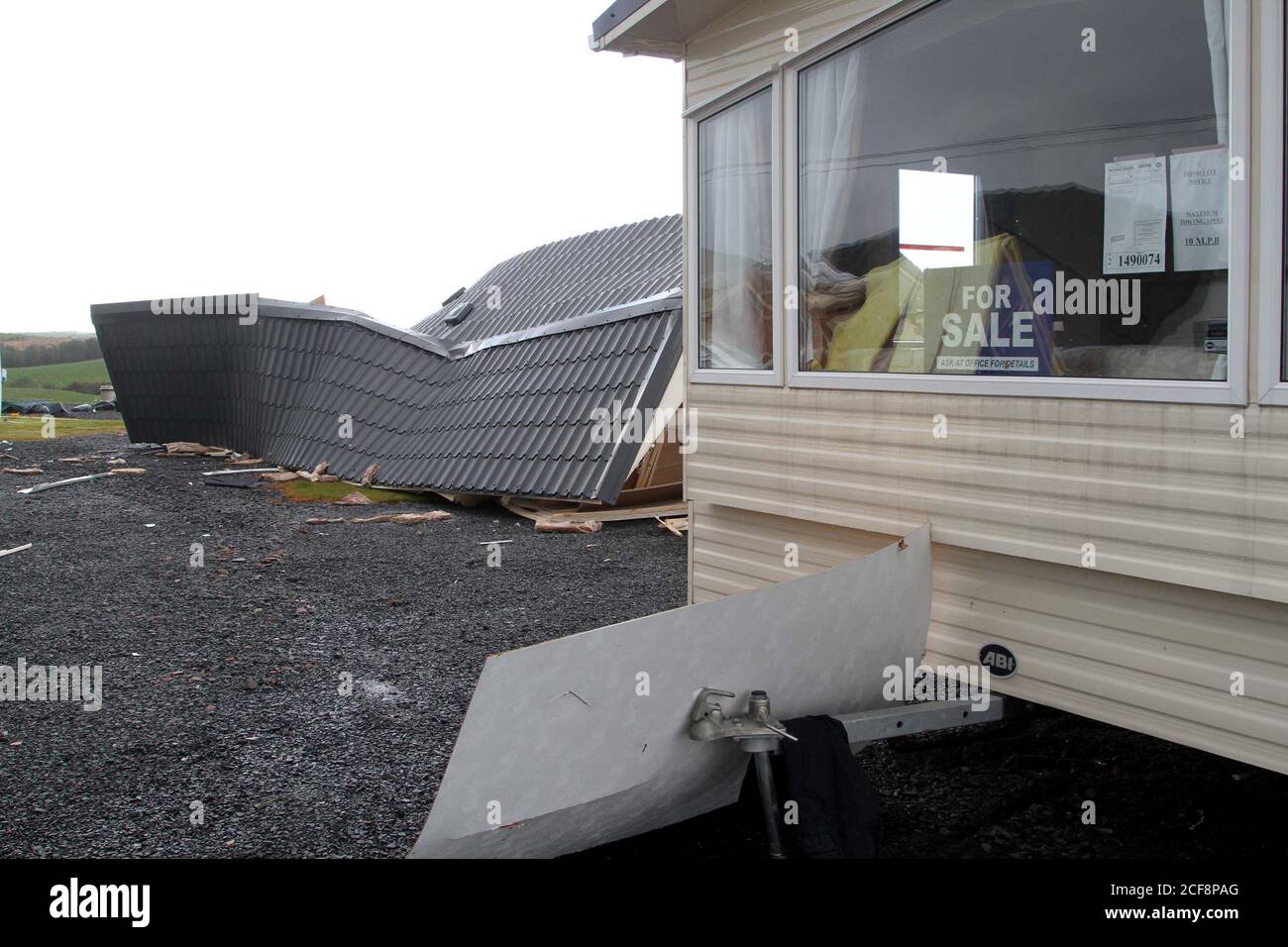 Wrecked Caravan High Resolution Stock Photography and Images - Alamy