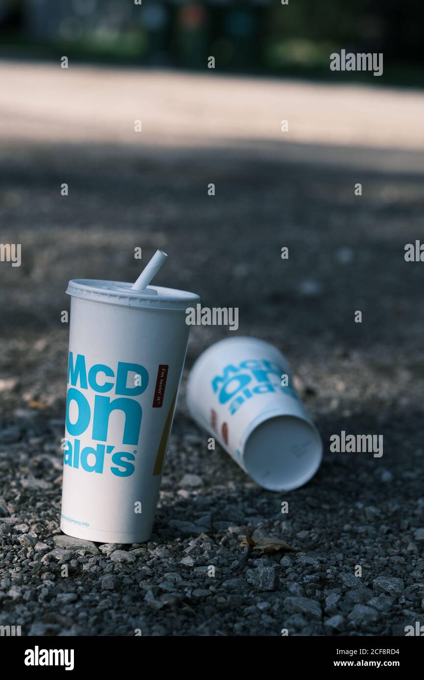 Fast Food Litter Stock Photo - Alamy