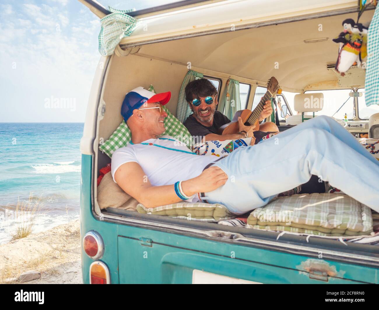 Gay lifestyle men relaxing together hi-res stock photography and images ...