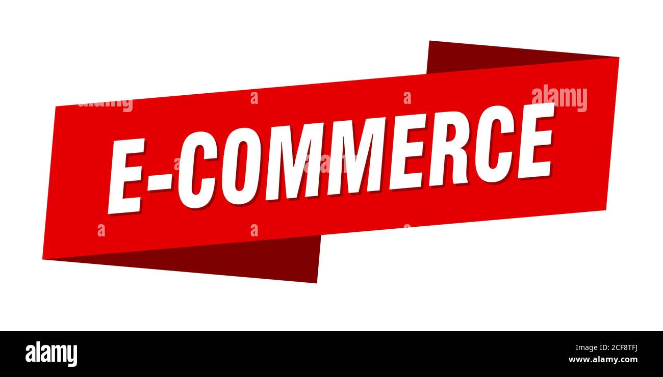 e-commerce banner template. ribbon label sticker. sign Stock Vector ...