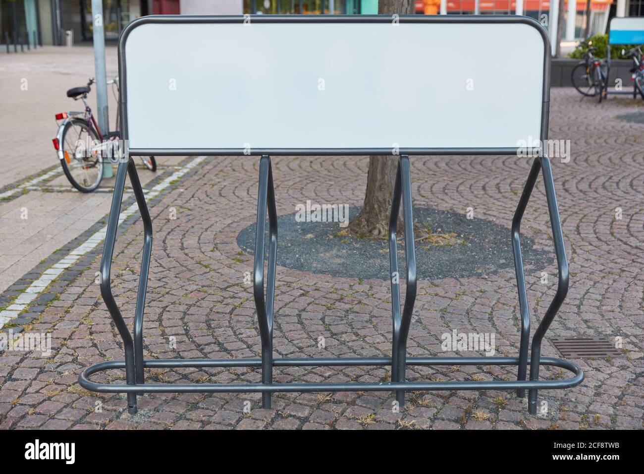 Empty bike rack hi-res stock photography and images - Alamy