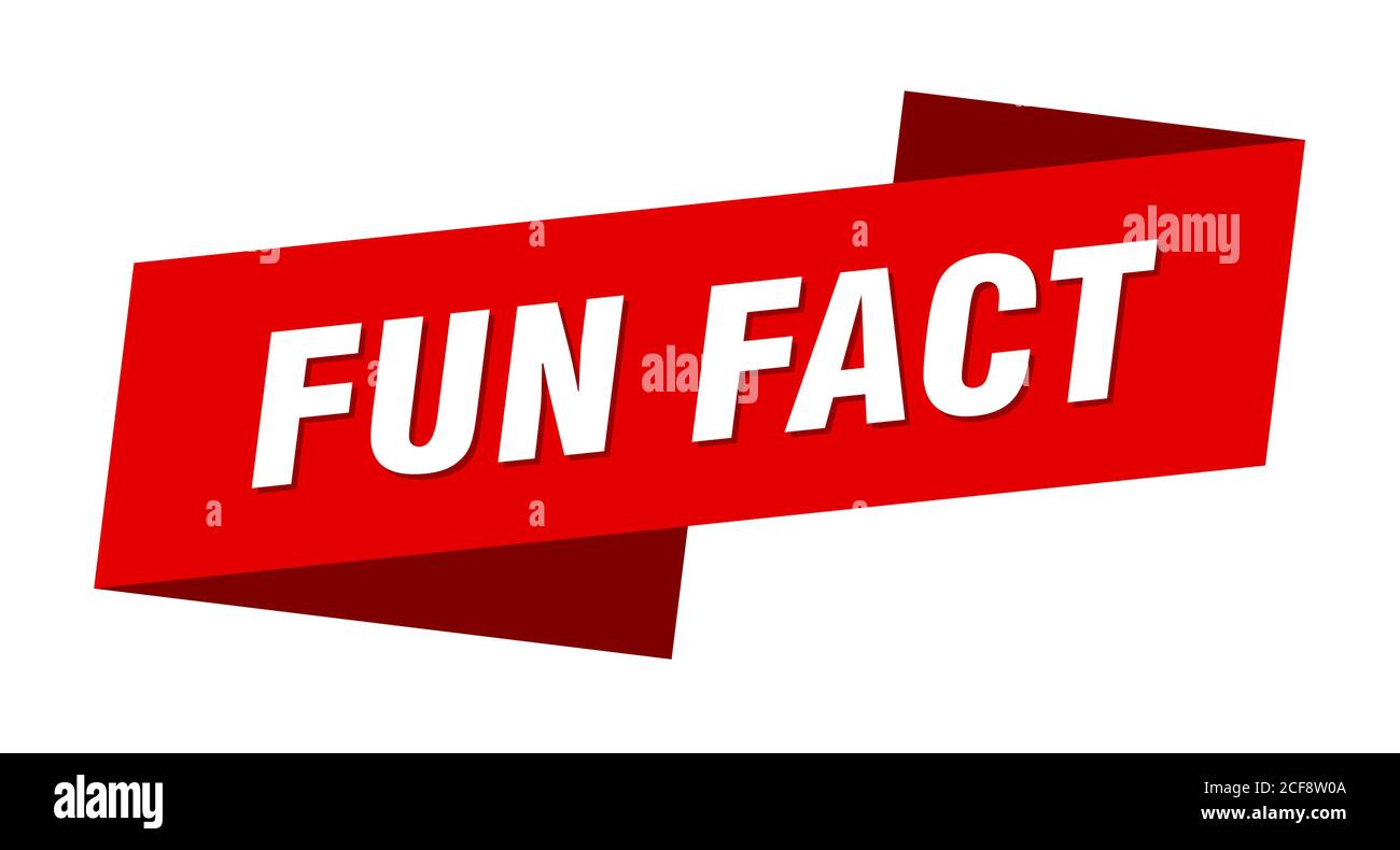fun fact banner template. ribbon label sticker. sign Stock Vector Image ...
