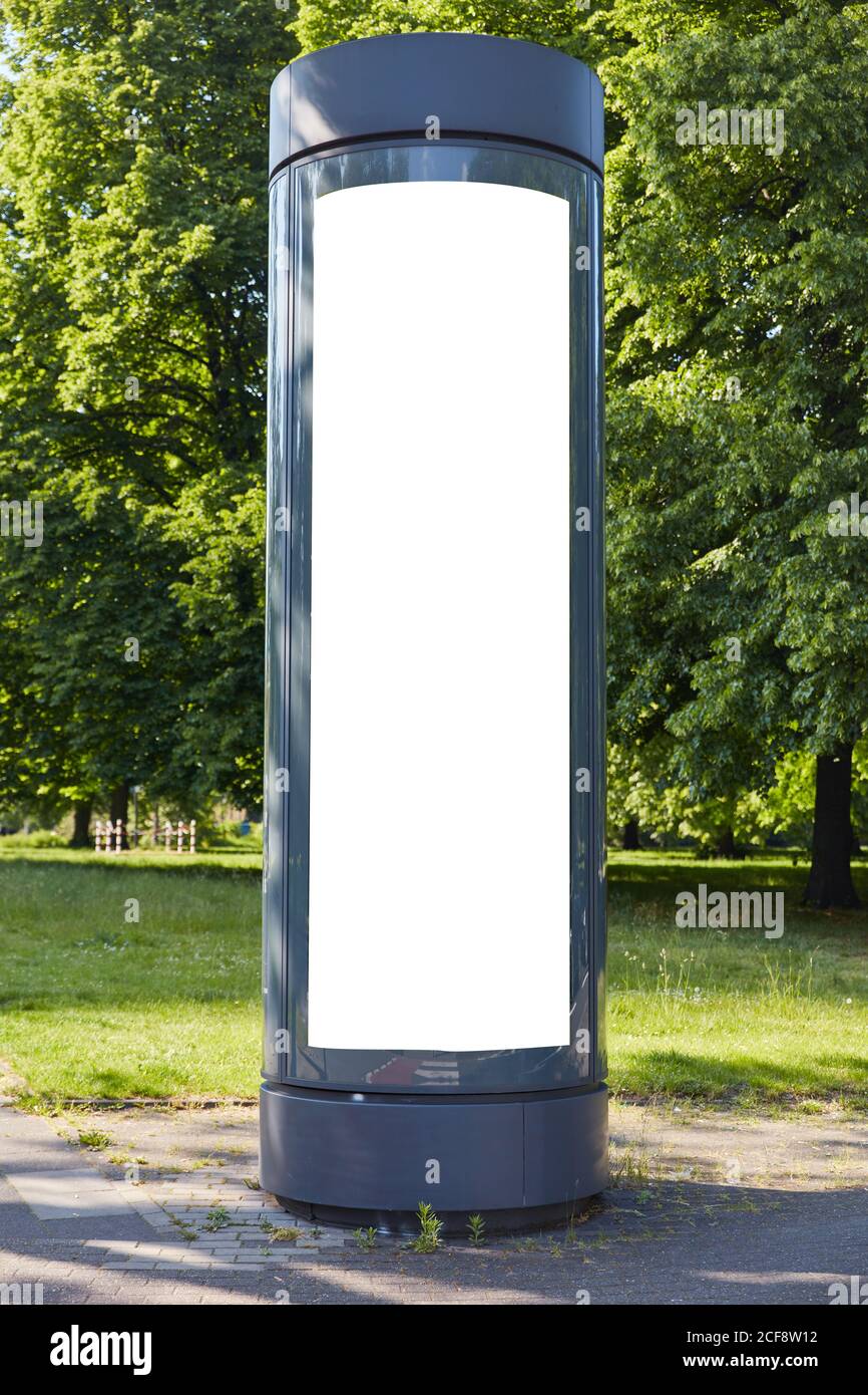 Poster pillar hi-res stock photography and images - Alamy