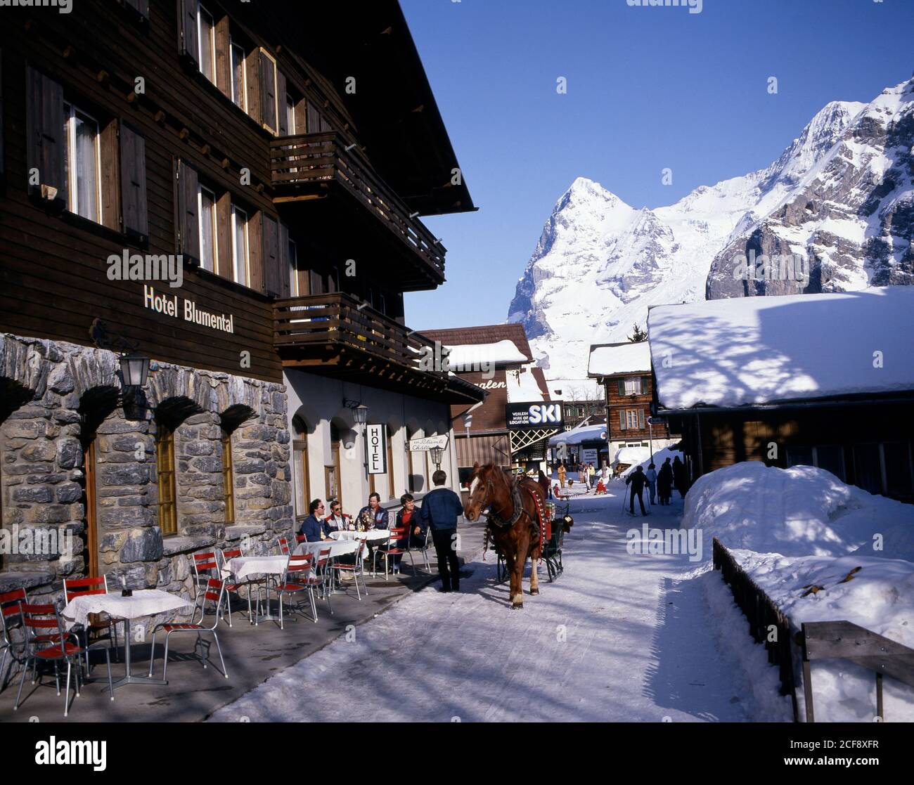 Murren resort hi-res stock photography and images - Alamy