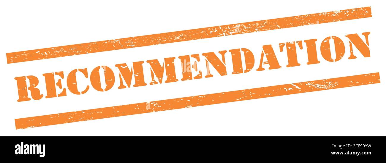 Recommendation text hi-res stock photography and images - Alamy