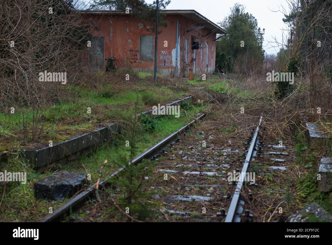 Sala Consilina, Salerno, Italy: Abandoned railway station. © Andrea ...