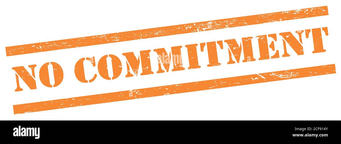 No commitment stamp hi-res stock photography and images - Alamy