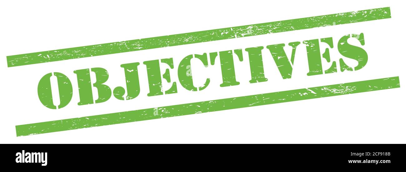 Objectives stamp hi-res stock photography and images - Alamy