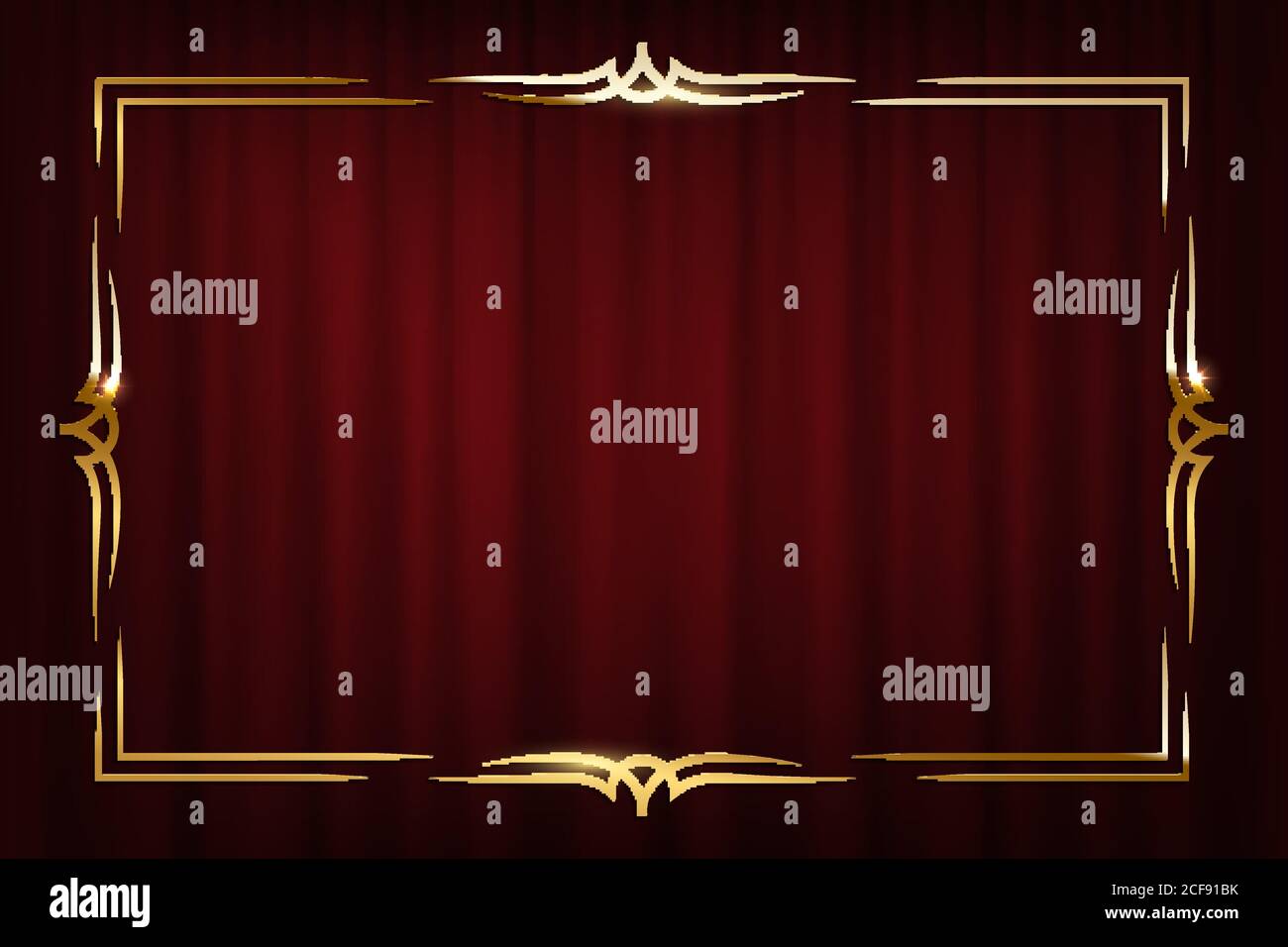 Vintage noir film frame Stock Vector Images - Alamy