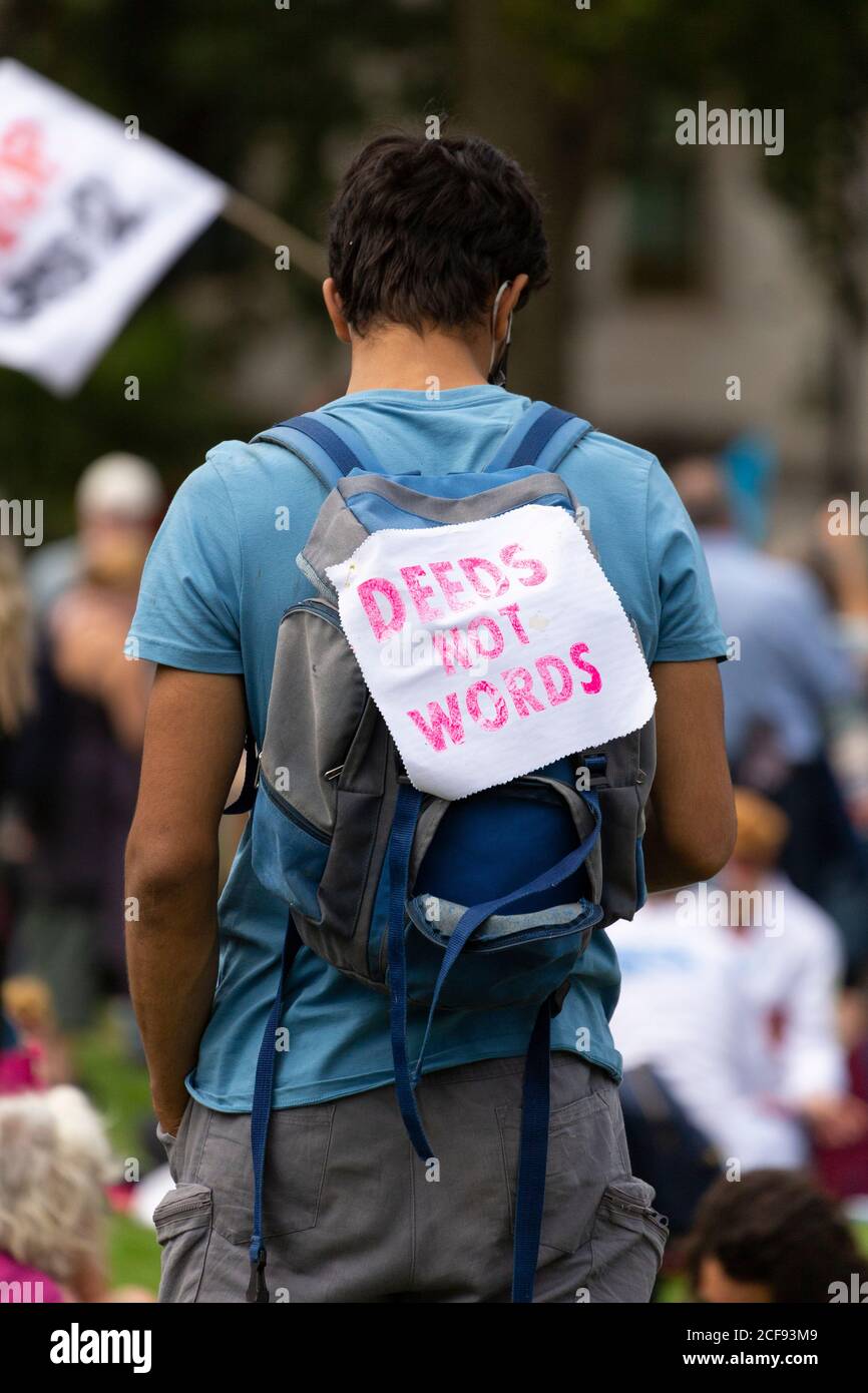Mans backpack hi-res stock photography and images - Alamy