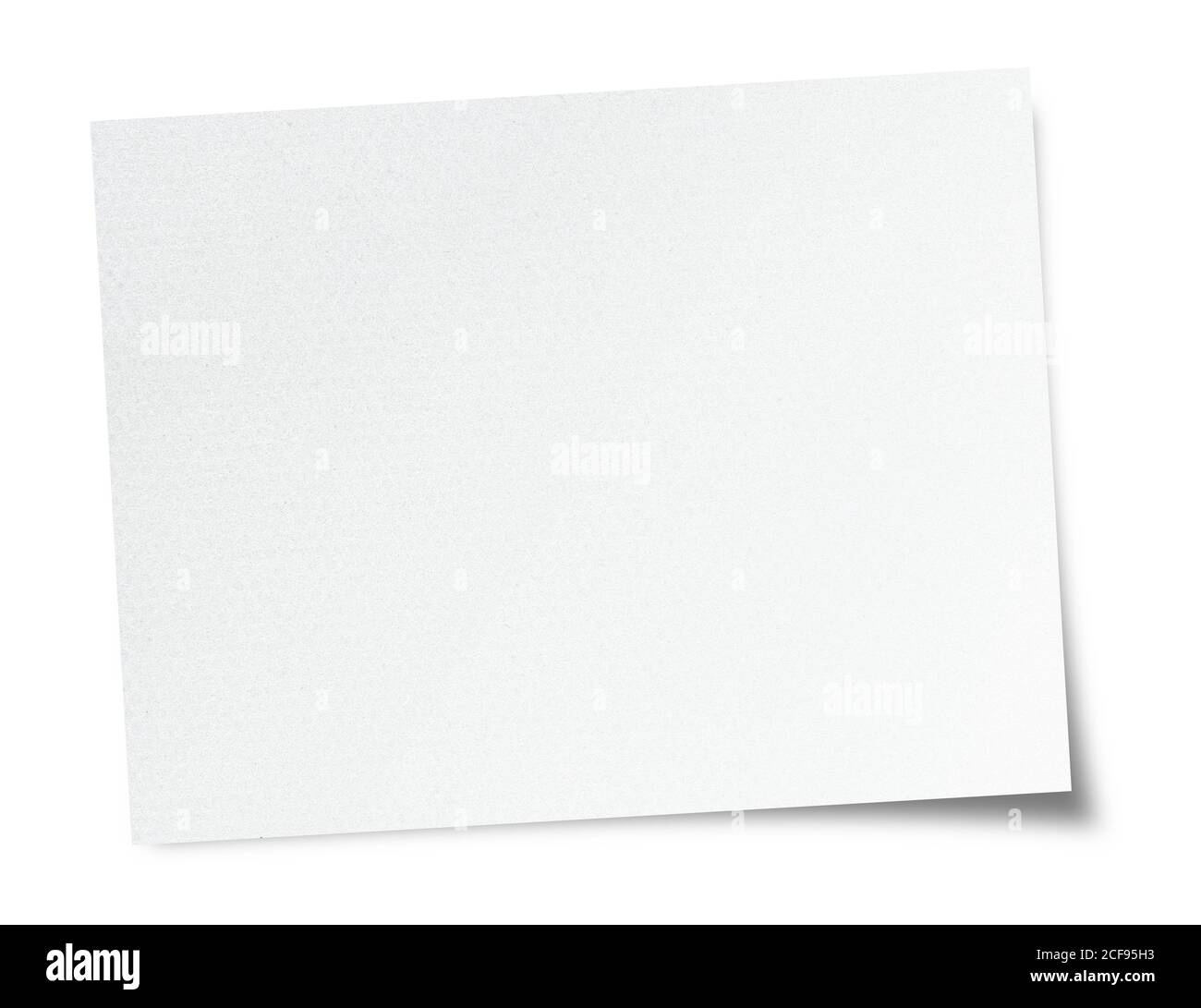 White Paper sheet background - isolated on white Stock Photo - Alamy