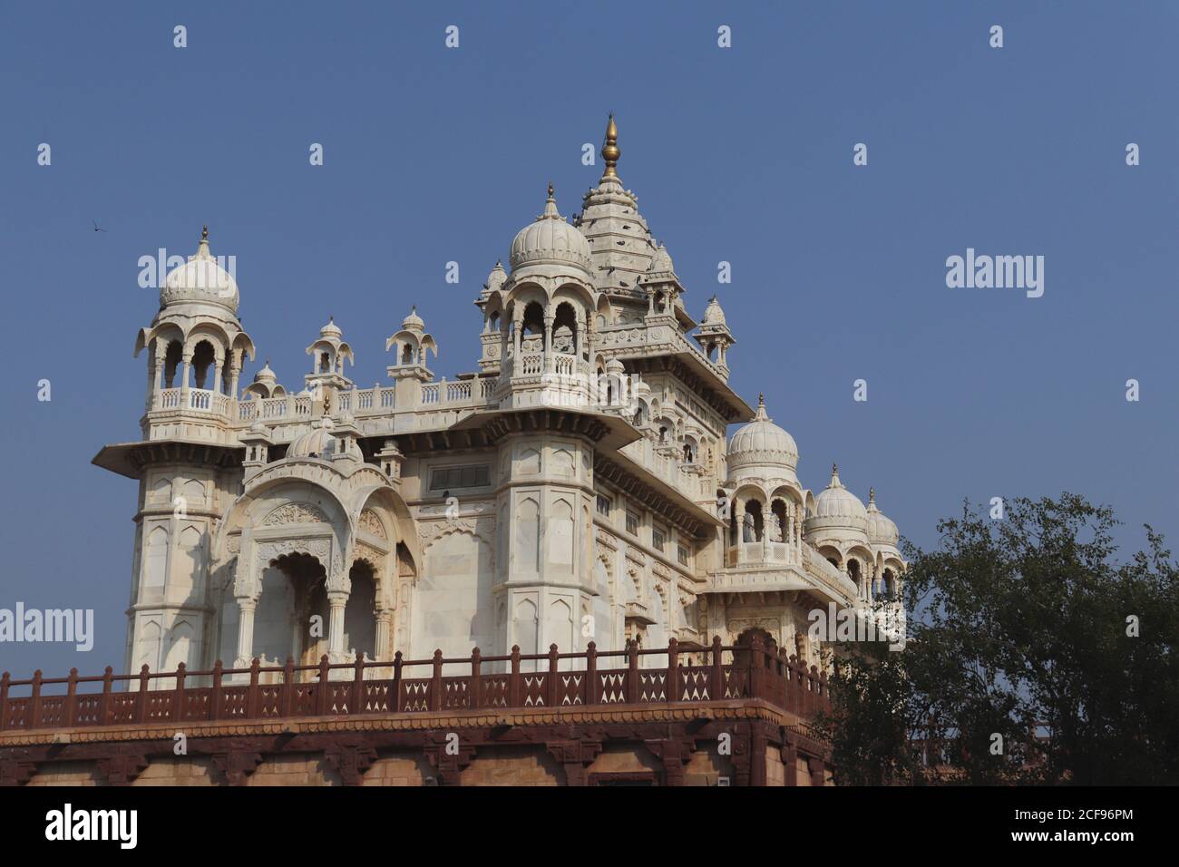 Low angle shot of the Jaswant Thada temple in Jodhpur, India Stock ...