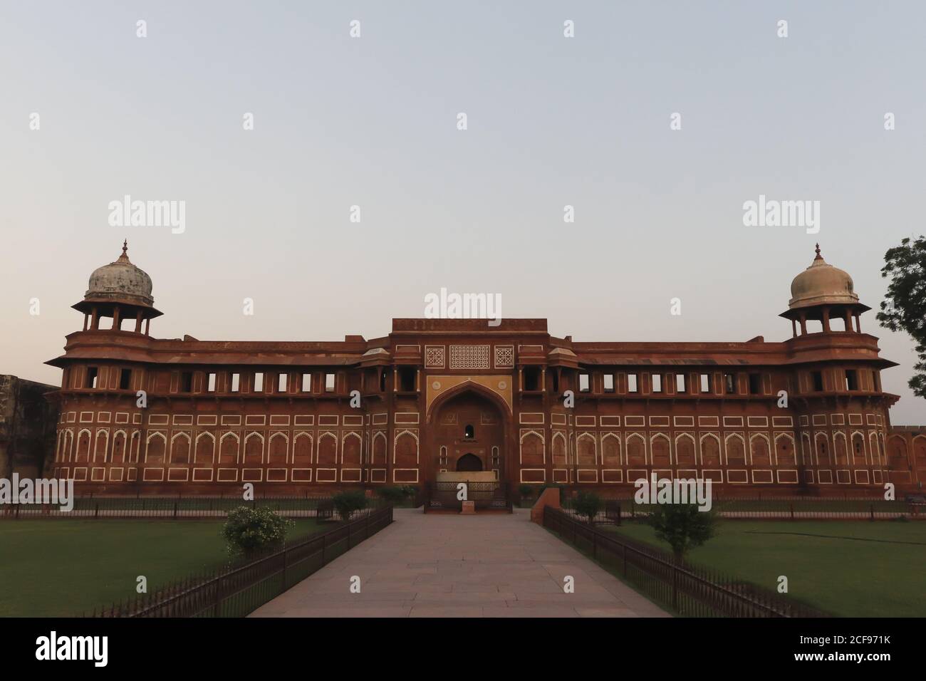 Beautiful front view of the Agra Fort in Agra, India Stock Photo - Alamy