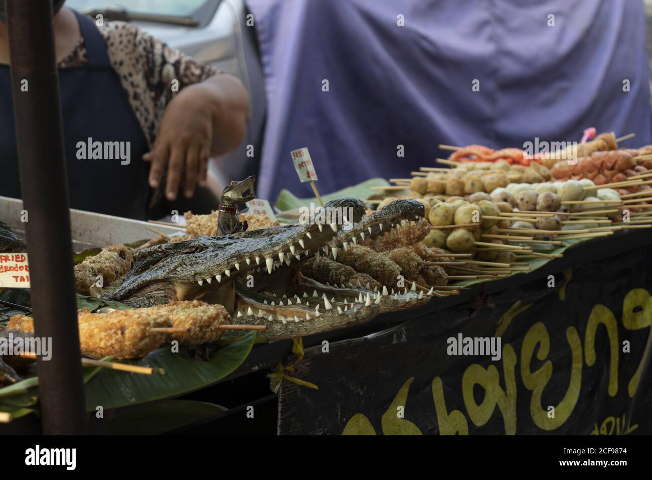 Fried Crocodile