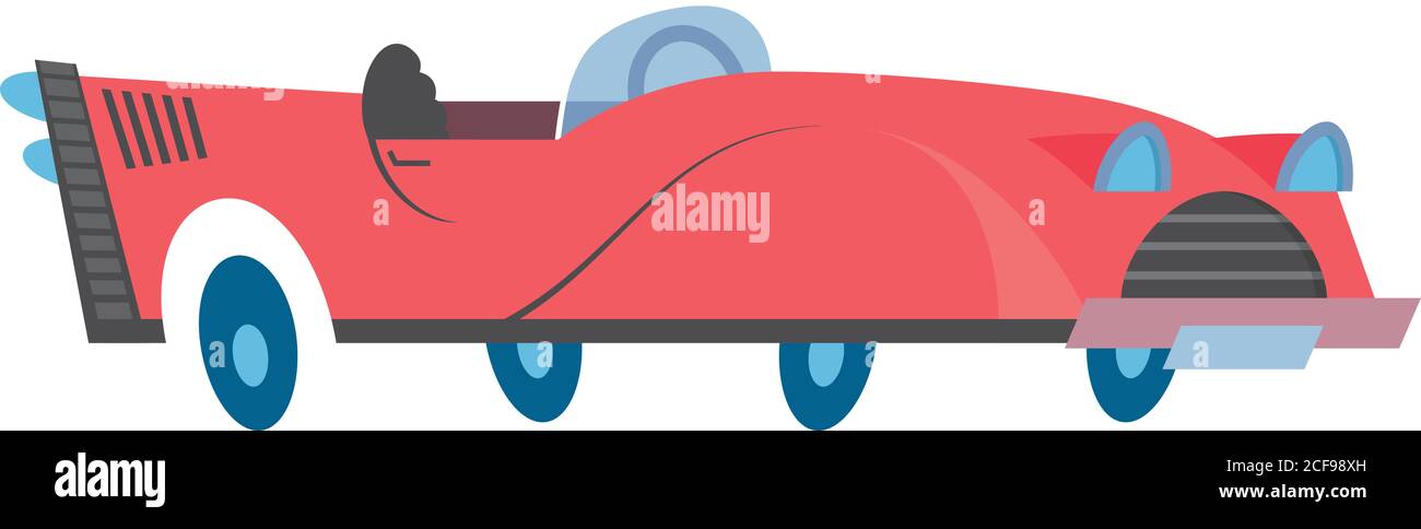 Old convertible car Stock Vector Images - Alamy