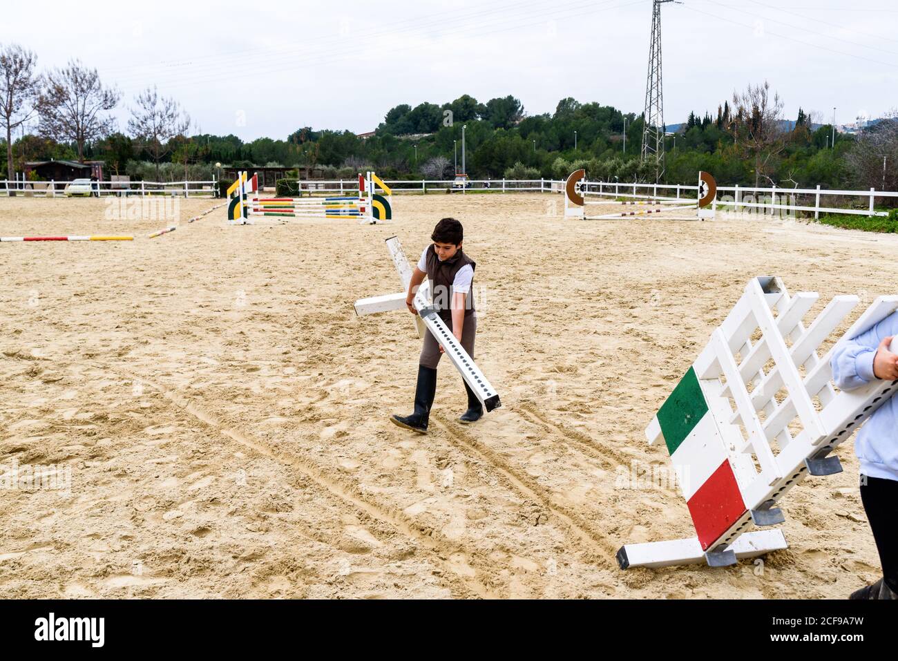 Equestrian facility construction hi-res stock photography and images ...