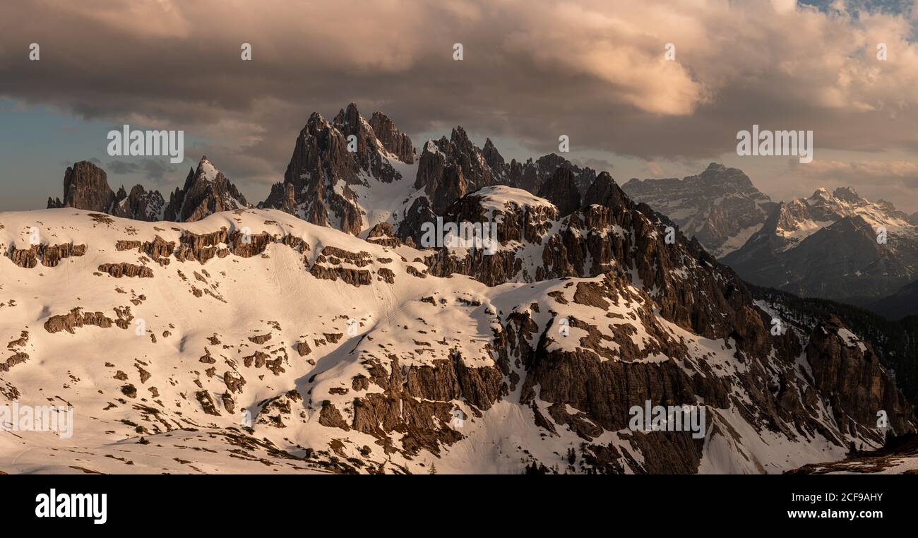 Sharp rocky peaks dolomites hi-res stock photography and images - Alamy