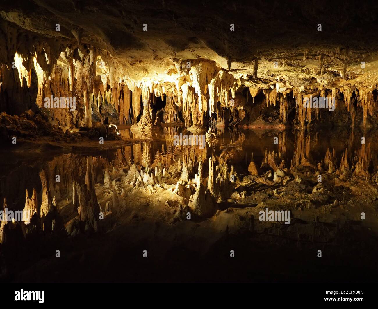 Water in Cave Stock Photo - Alamy