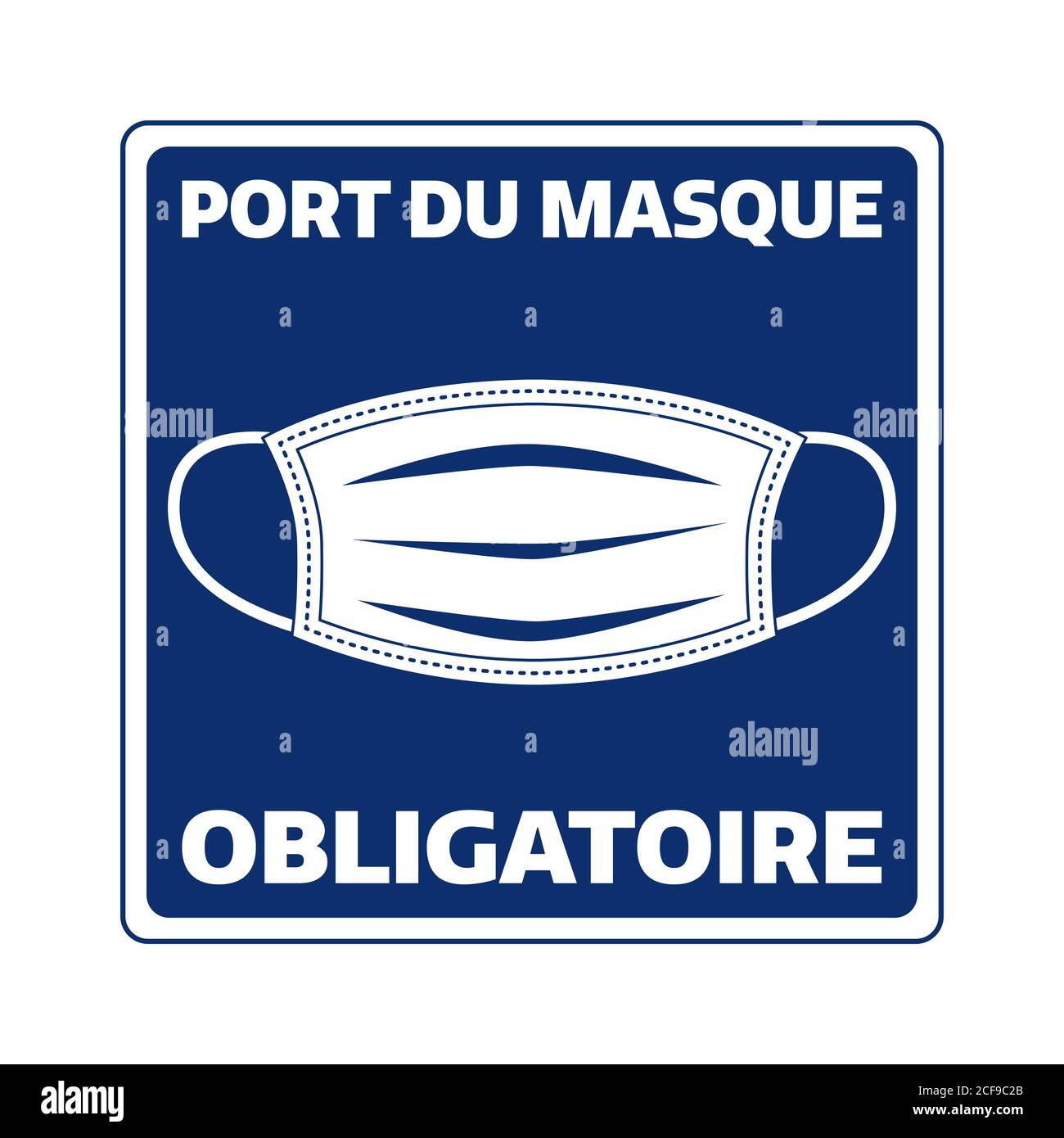 Face mask required banner Cut Out Stock Images & Pictures - Alamy