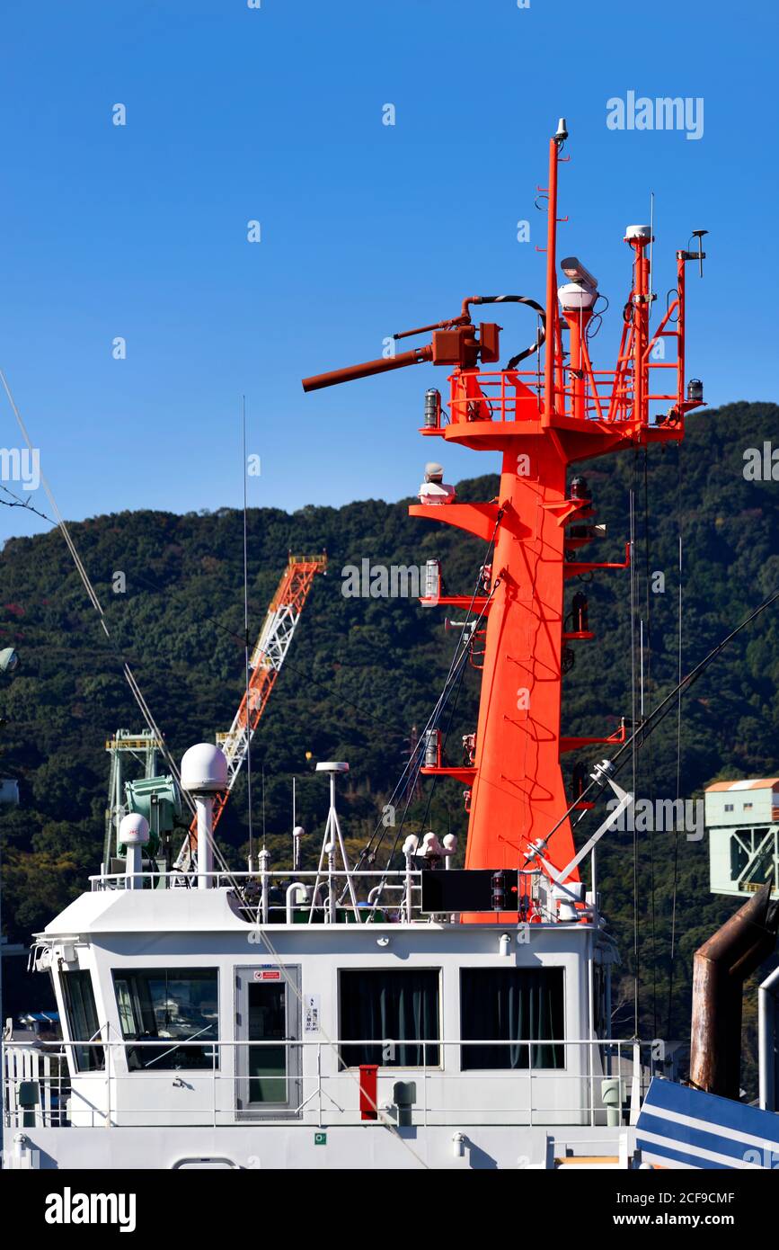 fire-fighting vessel Nagasaki Japan Stock Photo - Alamy