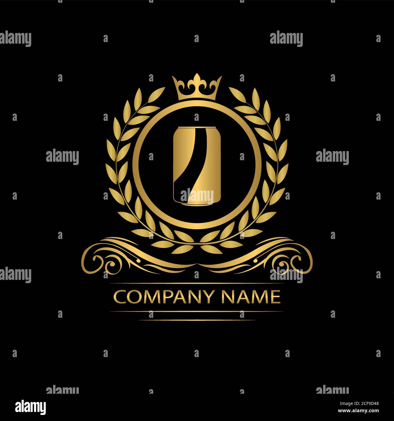 beer, beer pub logo template luxury royal vector company decorative ...